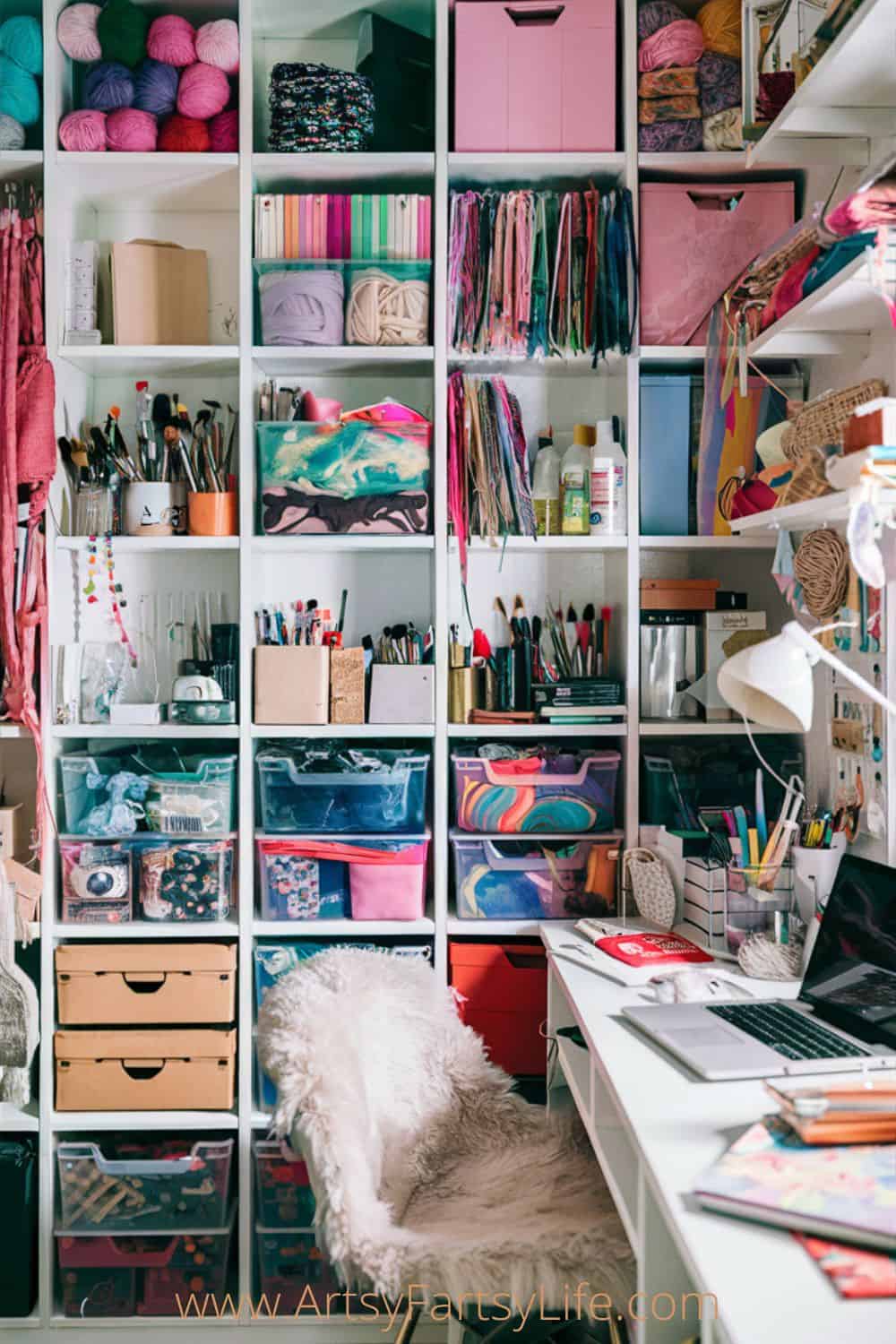 16 Ikea Craft Room Aesthetic and Inspiration · Artsy Fartsy Life