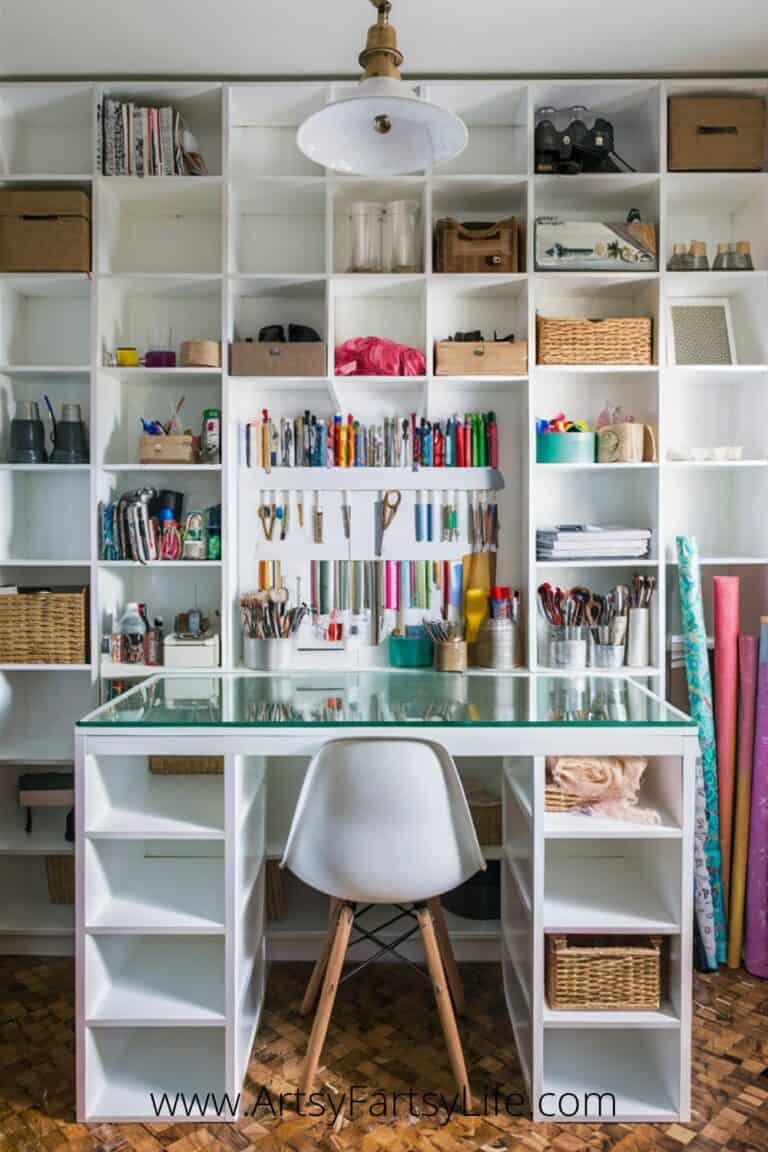 16 Ikea Craft Room Aesthetic and Inspiration · Artsy Fartsy Life