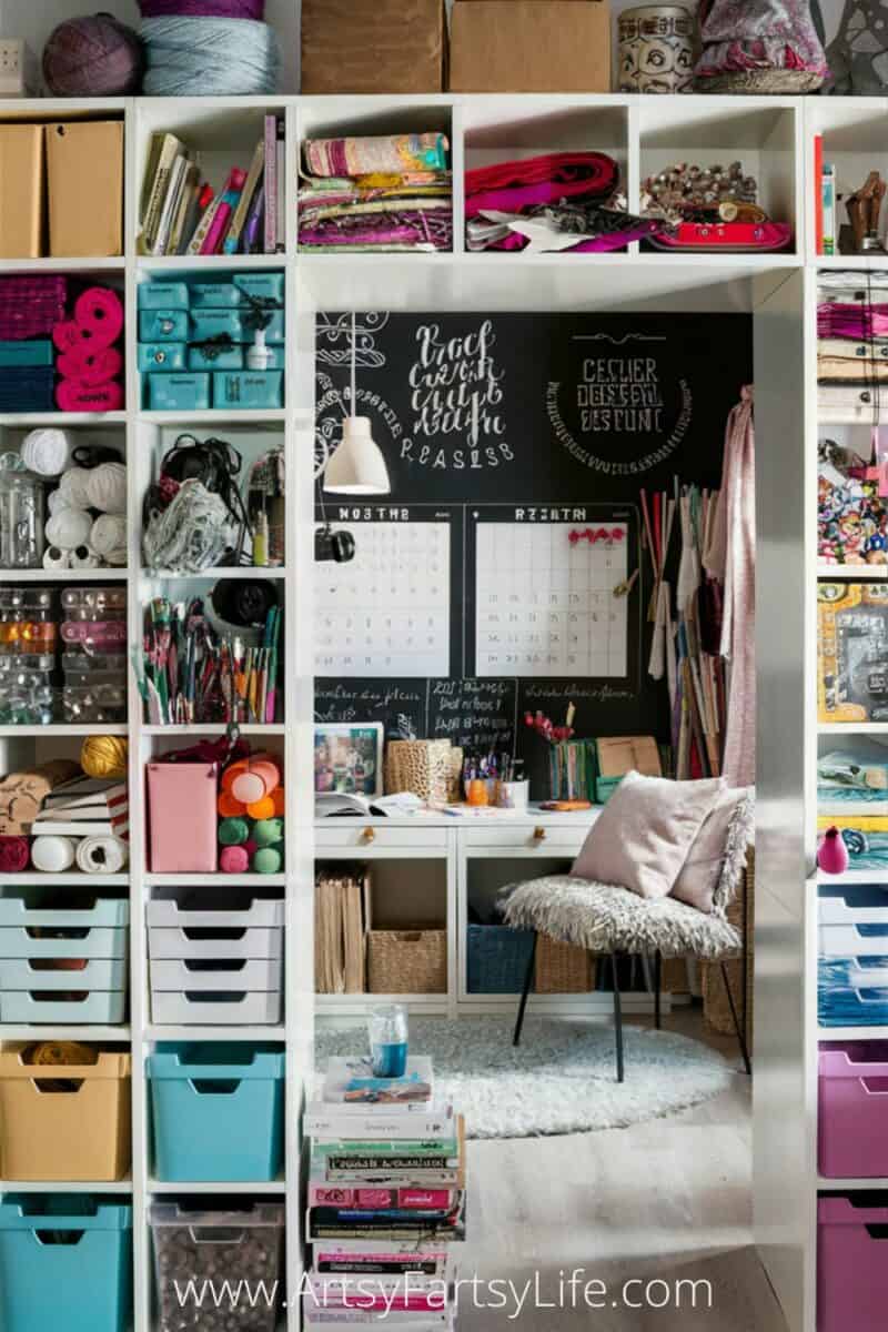 16 Ikea Craft Room Aesthetic and Inspiration · Artsy Fartsy Life