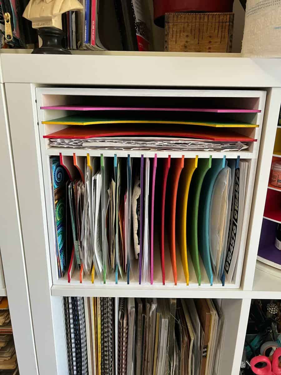 5 Fun and Creative Rainbow Craft Room Organization Ideas · Artsy Fartsy ...