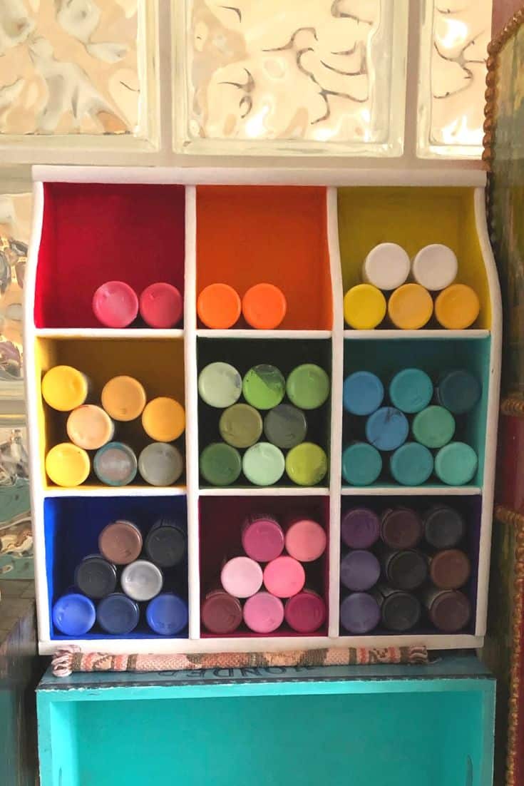 5 Fun and Creative Rainbow Craft Room Organization Ideas · Artsy Fartsy ...