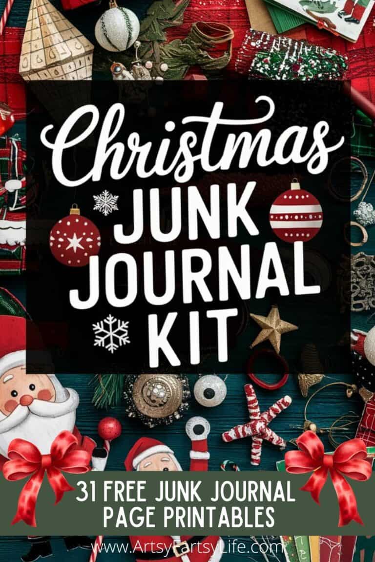 31 DIY Junk Journal Printable Ideas For Christmas · Artsy Fartsy Life