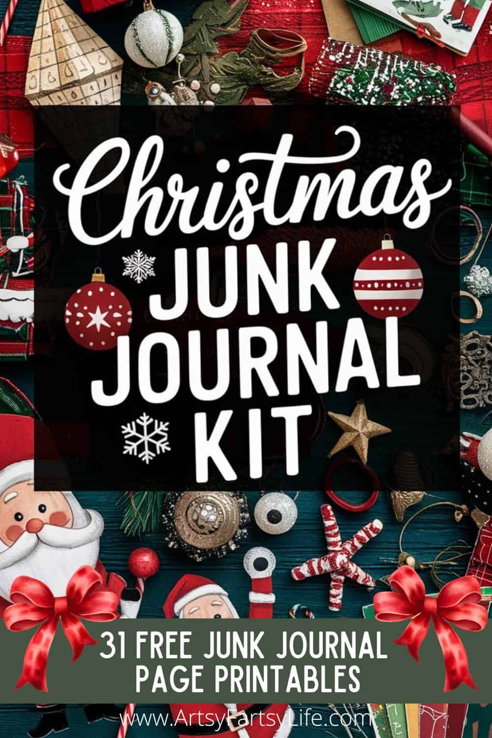 31 DIY Junk Journal Printable Ideas For Christmas · Artsy Fartsy Life
