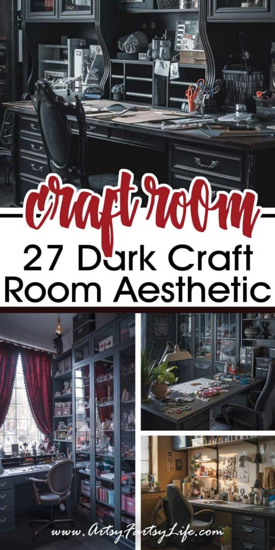 27 Craft Room Ideas Aesthetic For Your Dark Heart – Artsy Fartsy Life