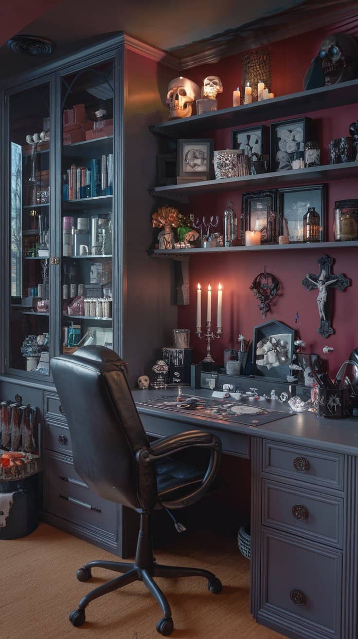27 Craft Room Ideas Aesthetic For Your Dark Heart · Artsy Fartsy Life