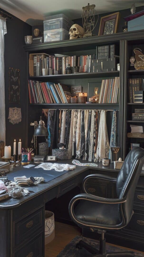 27 Craft Room Ideas Aesthetic For Your Dark Heart · Artsy Fartsy Life