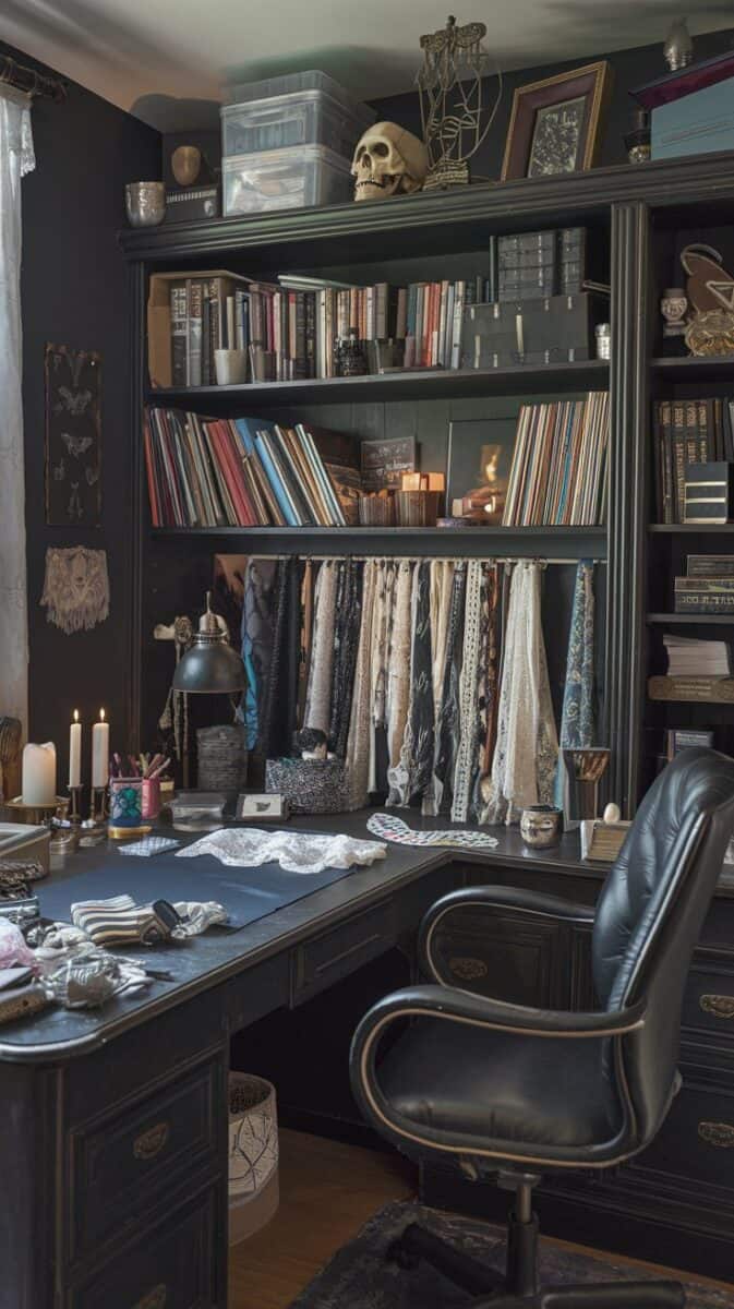 27 Craft Room Ideas Aesthetic For Your Dark Heart · Artsy Fartsy Life