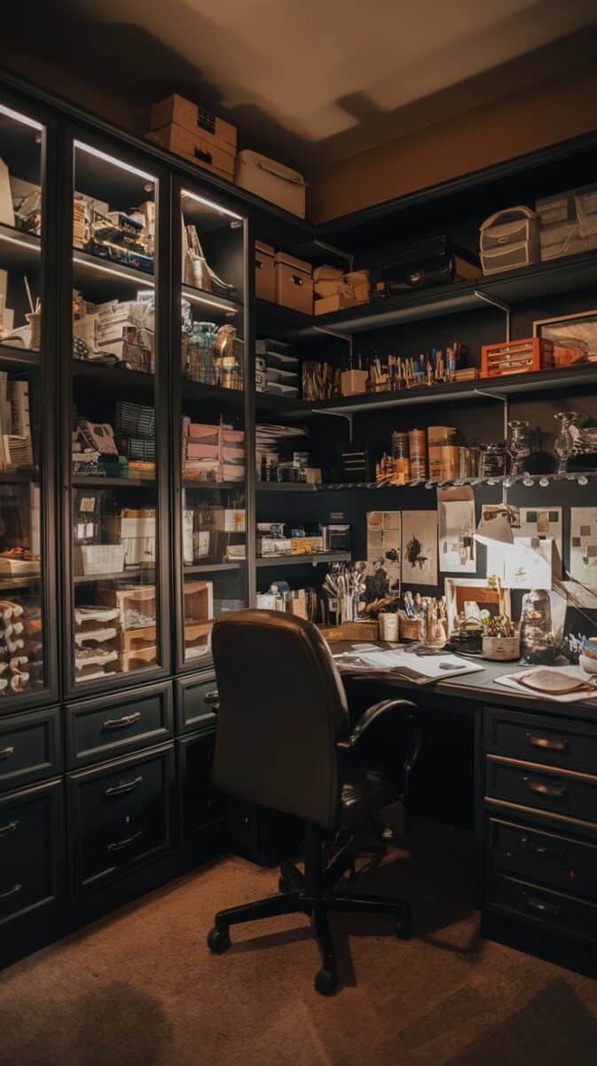 27 Craft Room Ideas Aesthetic For Your Dark Heart – Artsy Fartsy Life