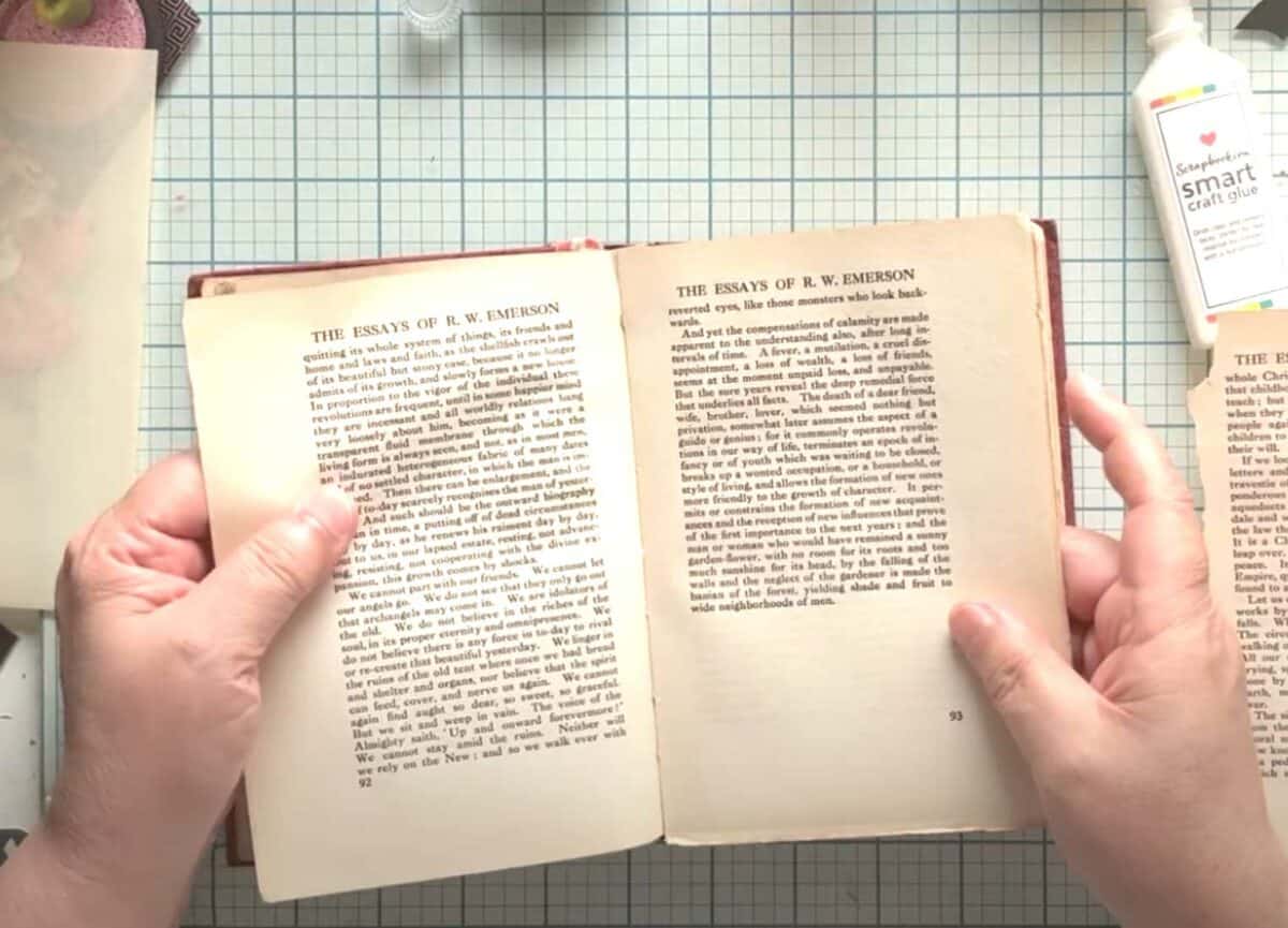 Altered Books 101 - Starting An Altered Book Tutorial · Artsy Fartsy Life