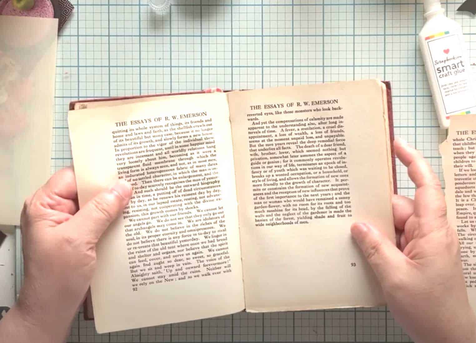 Altered Books 101 - Starting An Altered Book Tutorial · Artsy Fartsy Life