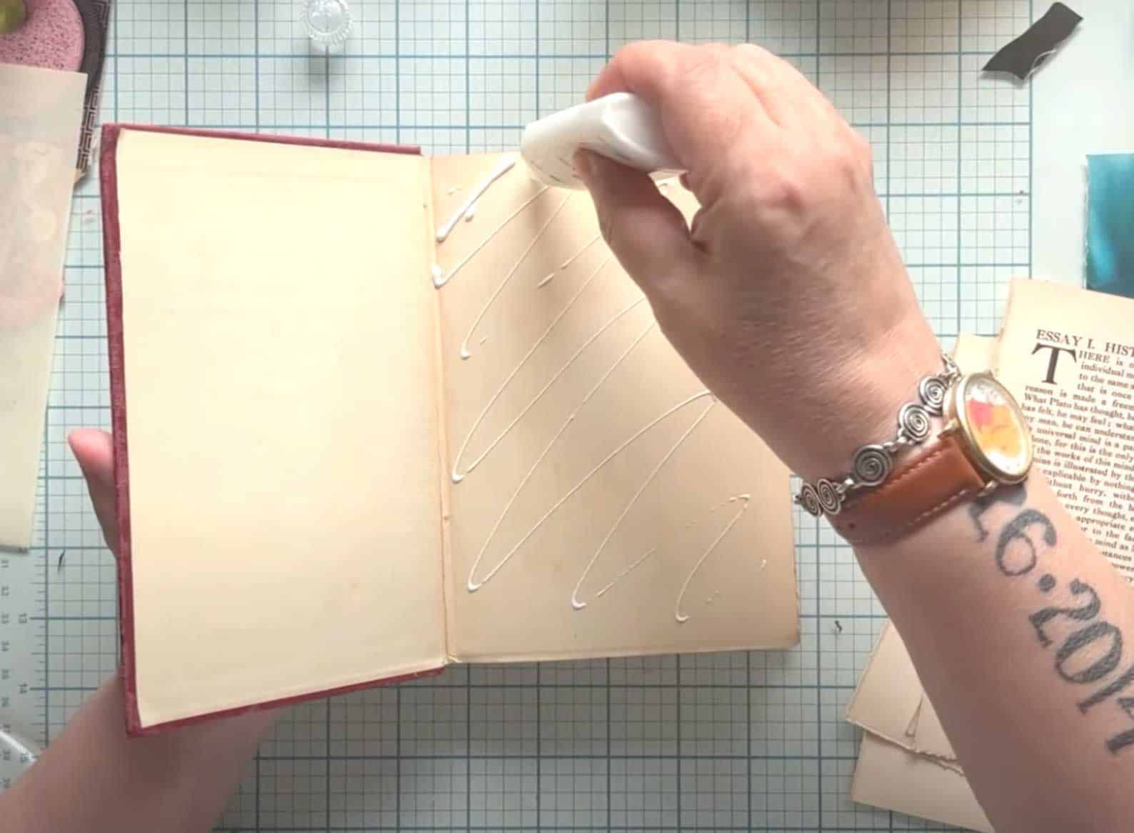 Altered Books 101 - Starting An Altered Book Tutorial · Artsy Fartsy Life