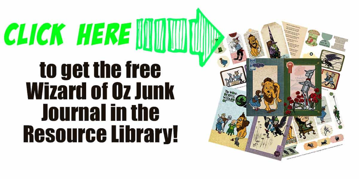 Wicked Cool Wizard of Oz Junk Journal Printable · Artsy Fartsy Life
