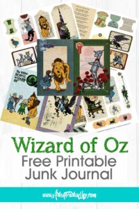 Wicked Cool Wizard of Oz Junk Journal Printable · Artsy Fartsy Life