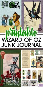 Wicked Cool Wizard of Oz Junk Journal Printable · Artsy Fartsy Life