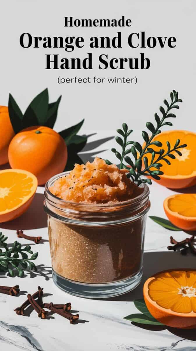 Homemade Orange and Clove Hand Scrub (Perfect for Winter!) · Artsy ...