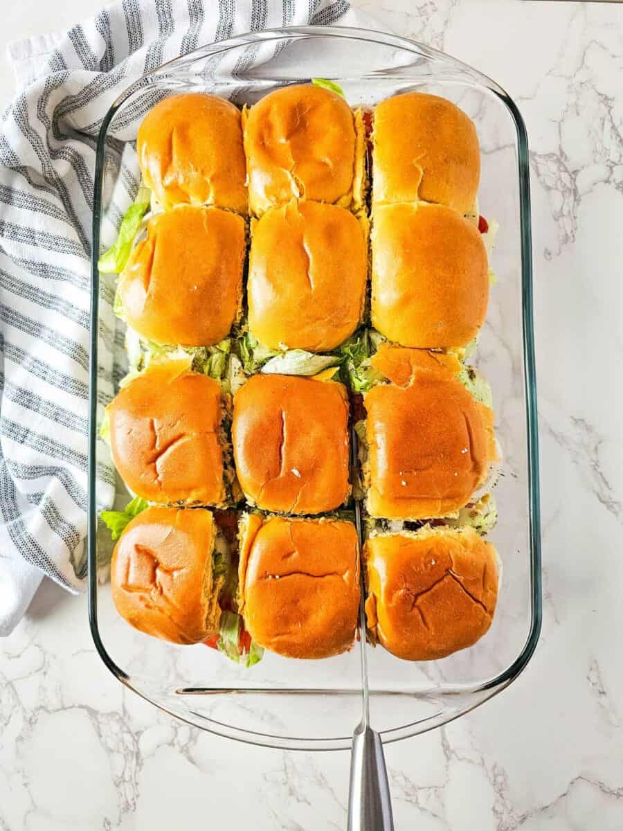 Old Fashioned Italian Sub Sliders · Artsy Fartsy Life