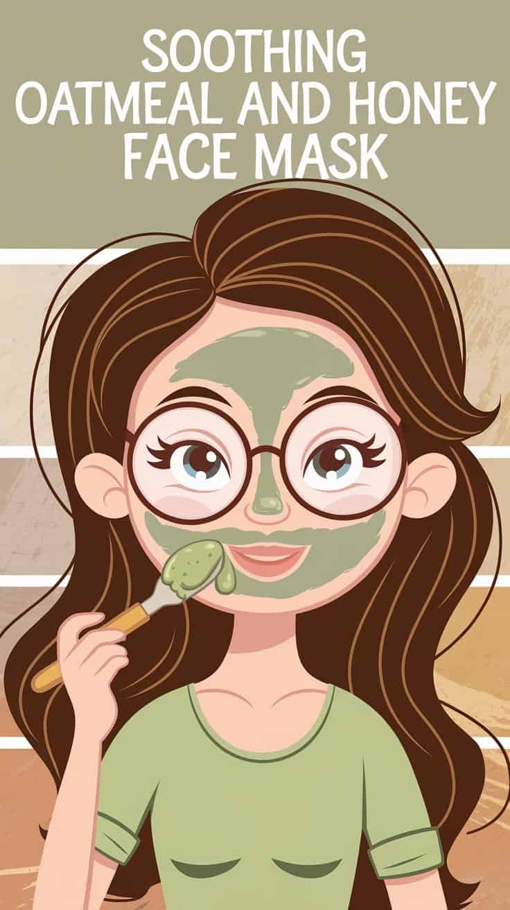 Soothing Oatmeal and Honey Face Mask: DIY Winter Beauty Recipe for Dry Skin · Artsy Fartsy Life