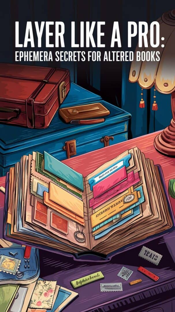 Adding Ephemera and Layers to Your Altered Book · Artsy Fartsy Life