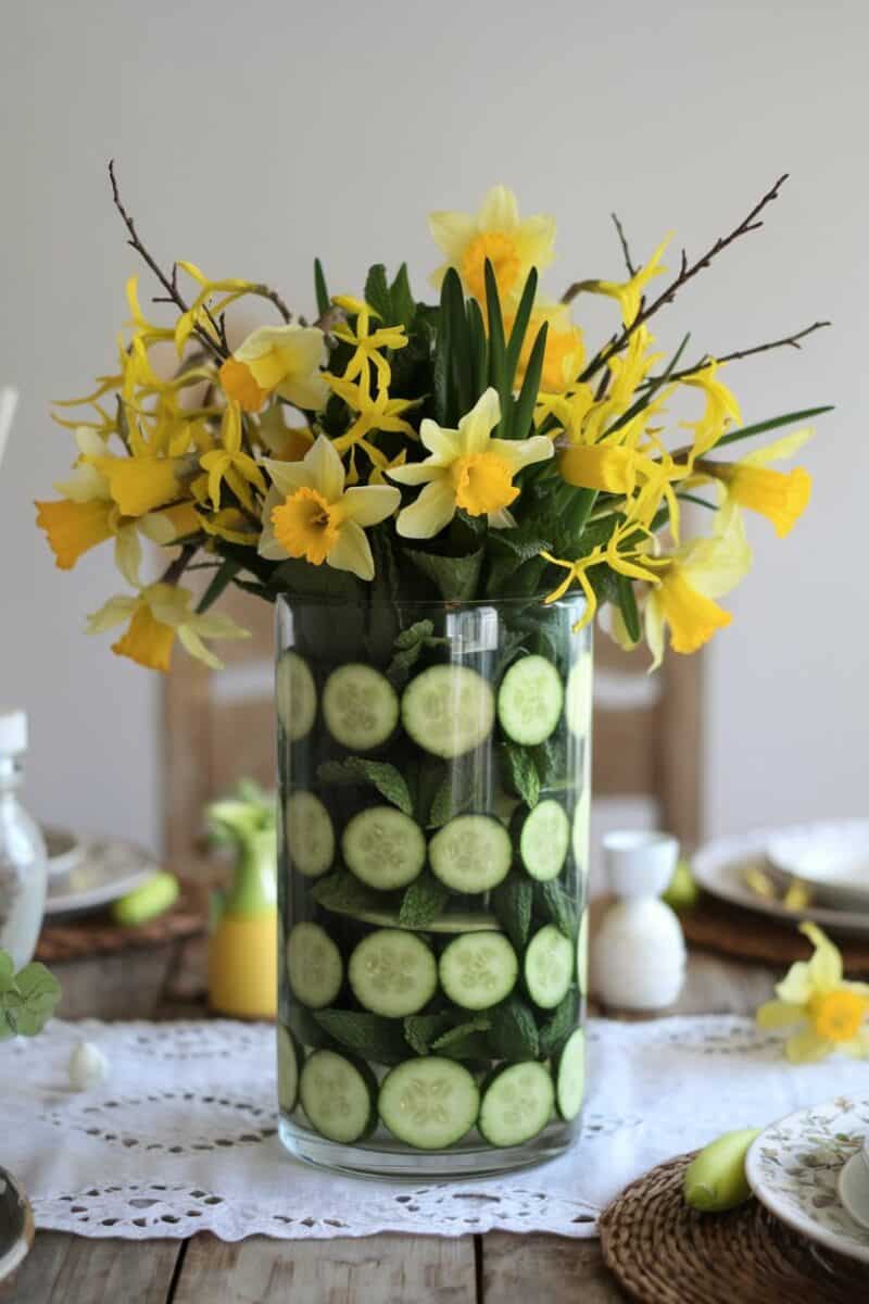23 Creative Ways to Decorate with Fruits and Vegetables in Glass Vases ...