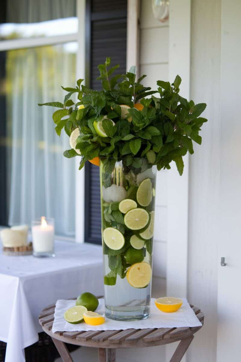 23 Creative Ways to Decorate with Fruits and Vegetables in Glass Vases ...