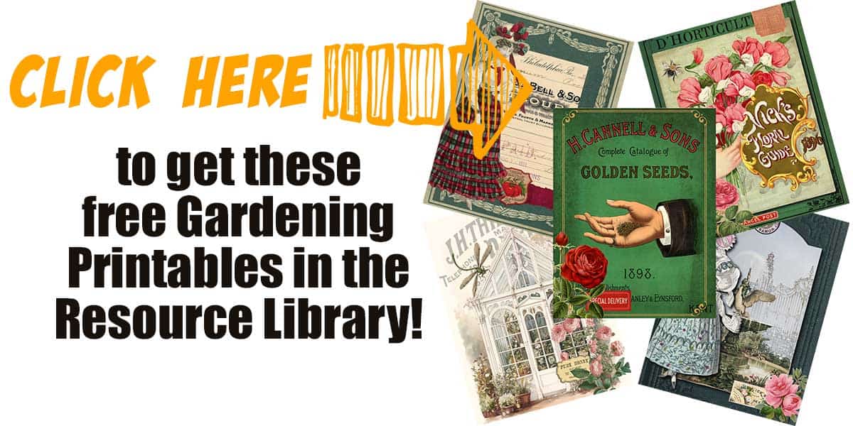 5 Free Vintage Gardening Printables - Great For Journals, Scrapbooking ...
