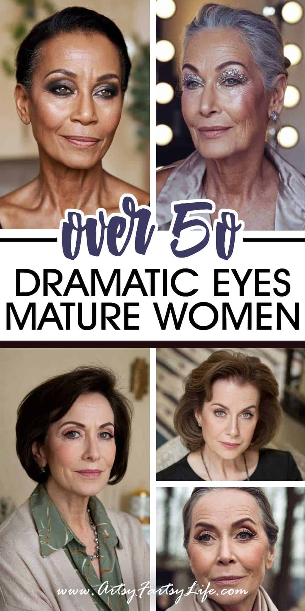 13 Dramatic Eye Looks for Women Over 50 Who Are Ready to Slay! · Artsy ...