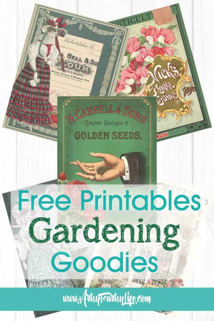 5 Free Vintage Gardening Printables - Great For Journals, Scrapbooking ...