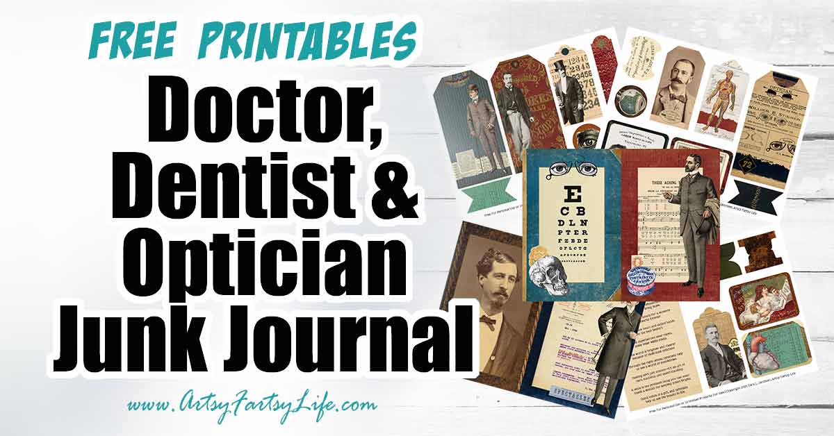 Vintage Doctors, Dentists & Opticians Theme - Free Printable Junk ...