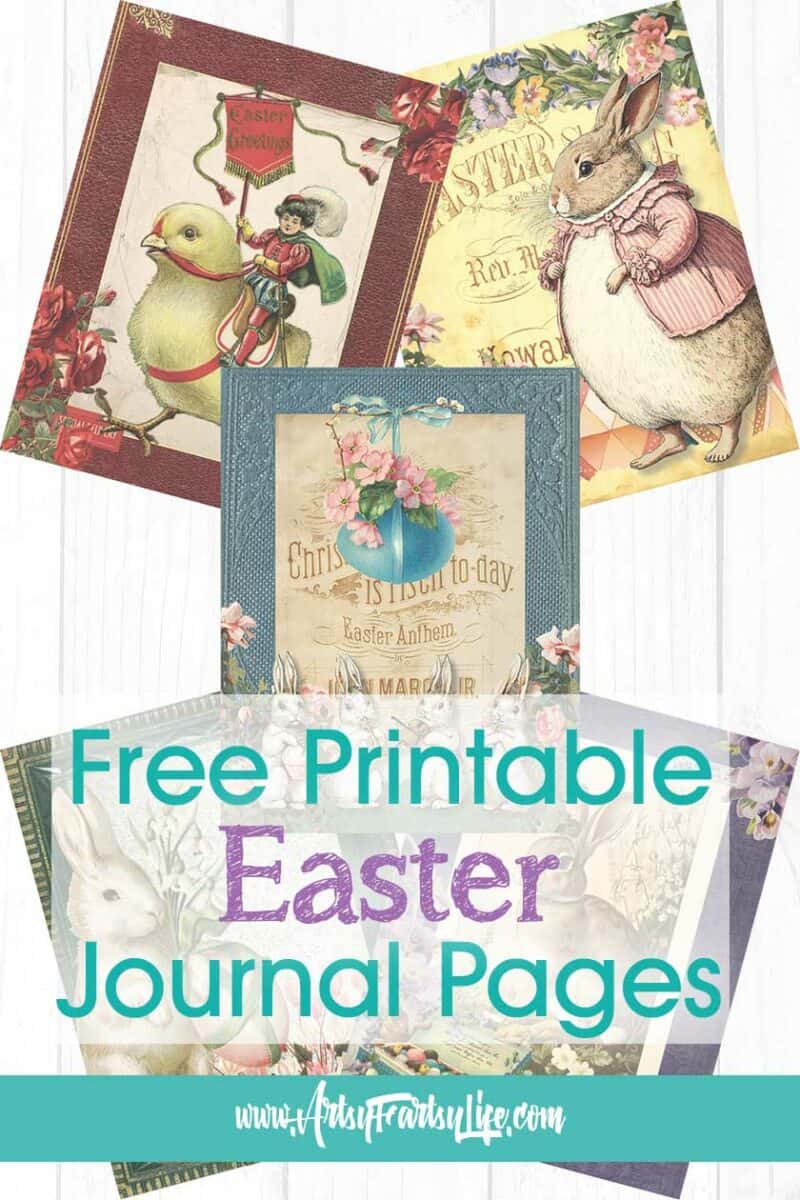 5 Free Printable Easter Journal Pages – Beautiful Spring Ephemera ...