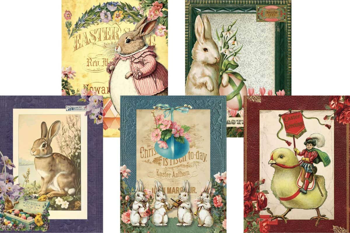 5 Free Printable Easter Journal Pages – Beautiful Spring Ephemera ...