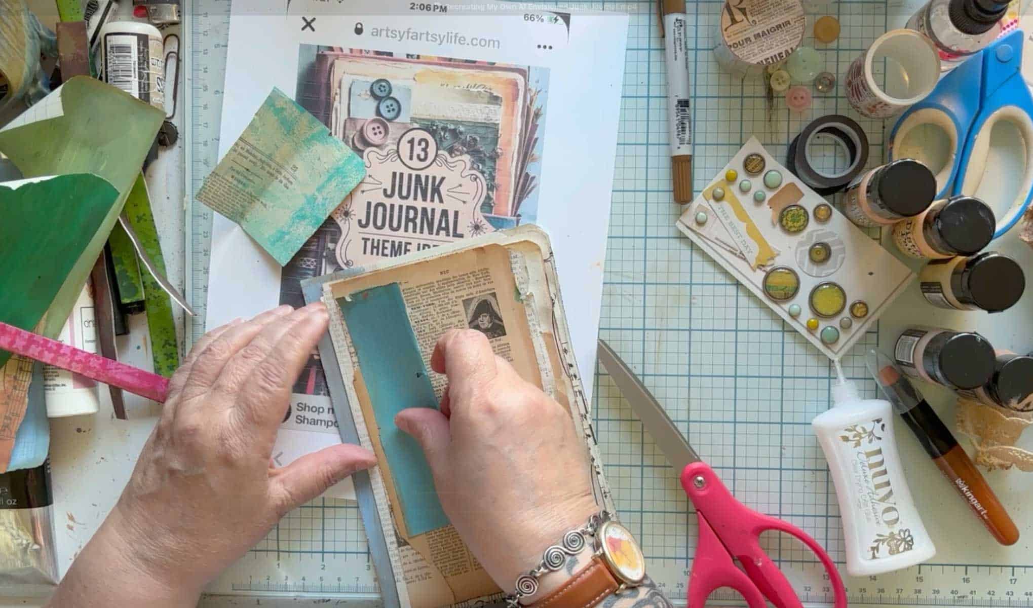 Recreating an AI-Inspired Junk Journal: 5 Things I Focused On · Artsy ...