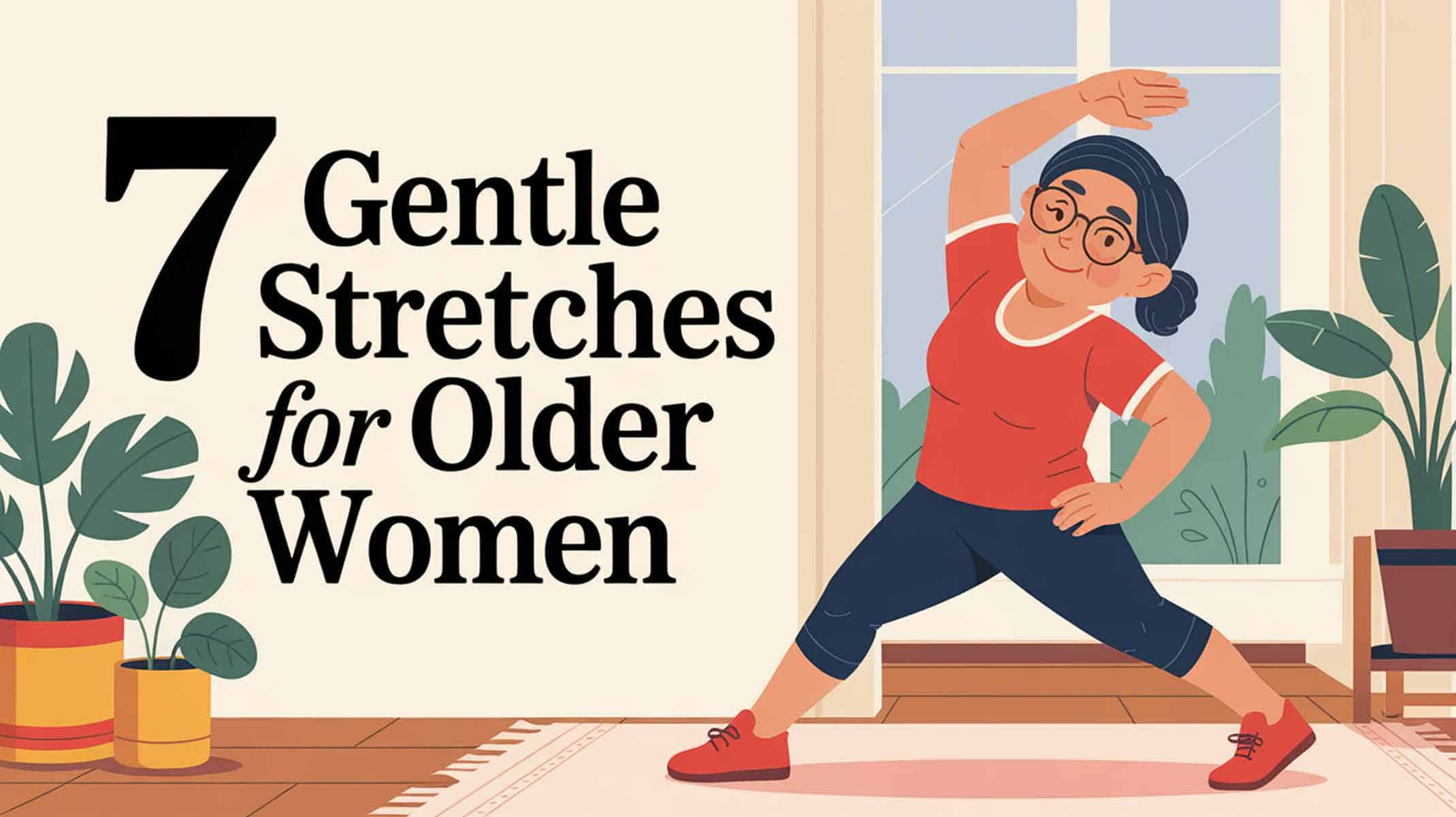 7 Gentle Morning Stretches for Older Women · Artsy Fartsy Life