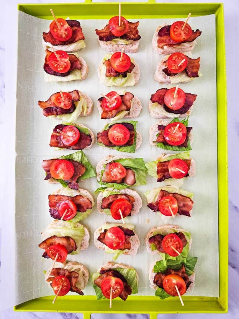 Tiny Little BLT Appetizers - Great For Parties! · Artsy Fartsy Life