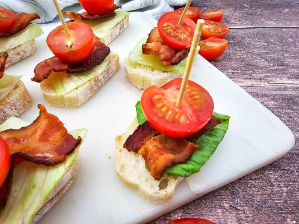 Tiny Little BLT Appetizers - Great For Parties! · Artsy Fartsy Life