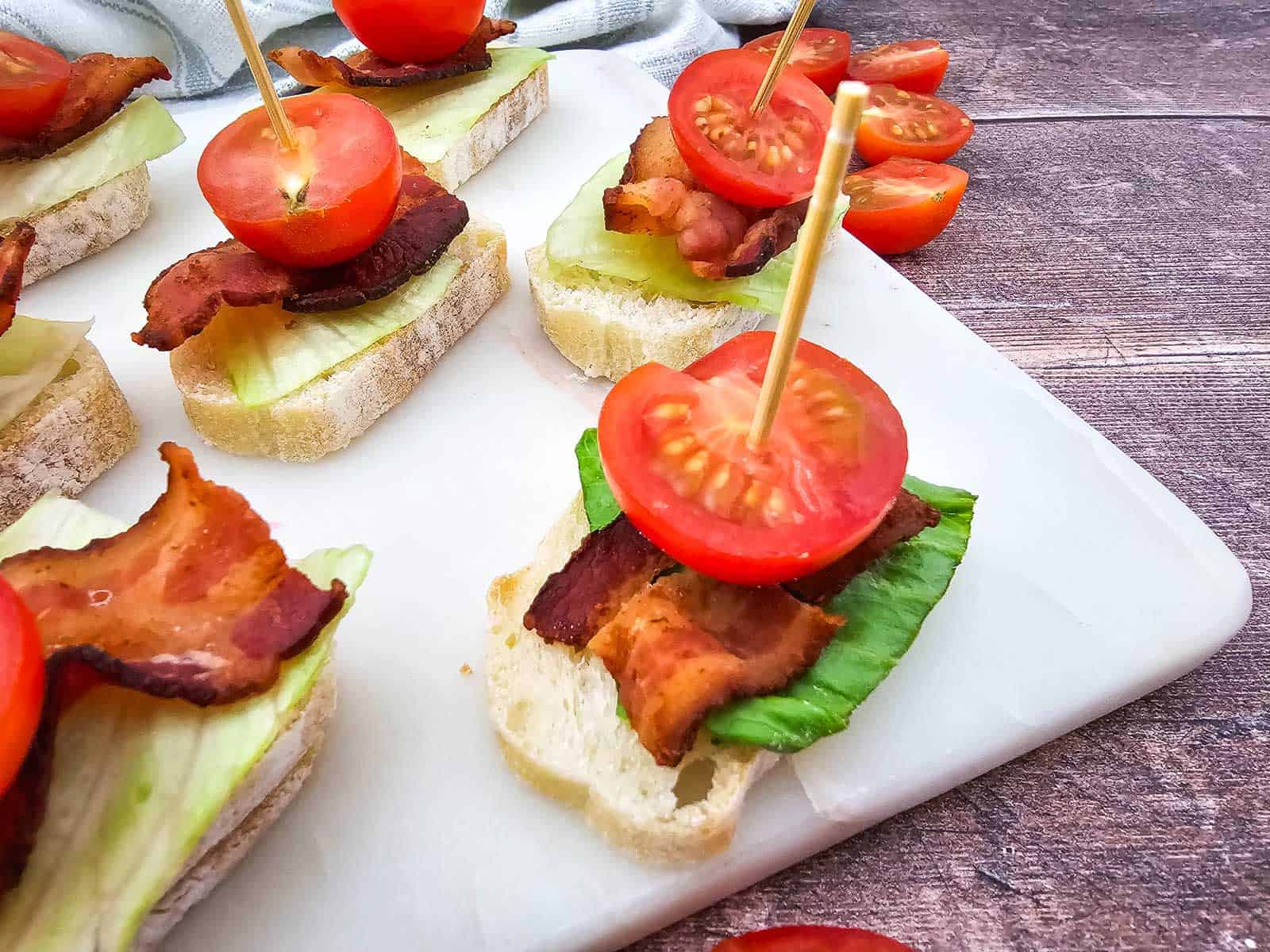 Tiny Little BLT Appetizers - Great For Parties! · Artsy Fartsy Life