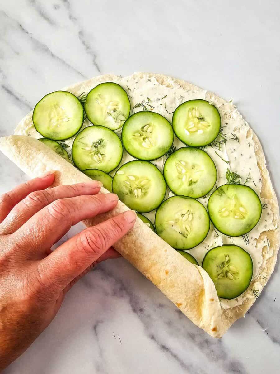 Cucumber and Dill Pinwheel Appetizers (Like My Mom Used to Make ...