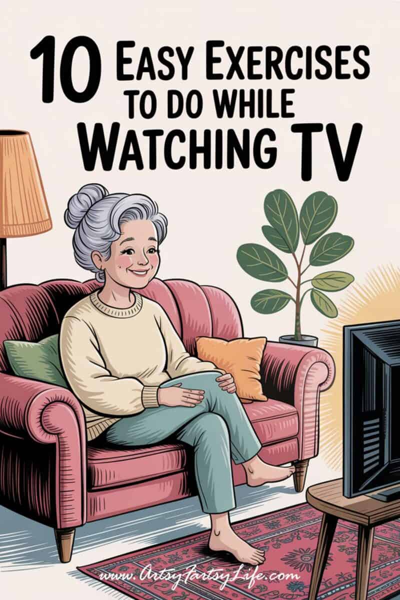 10 Easy Exercises to Do While Watching TV · Artsy Fartsy Life