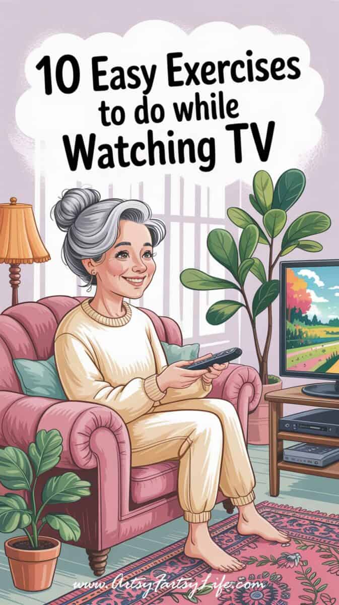 10 Easy Exercises to Do While Watching TV · Artsy Fartsy Life