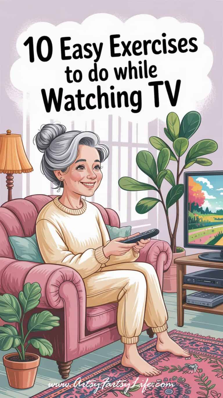10 Easy Exercises to Do While Watching TV · Artsy Fartsy Life