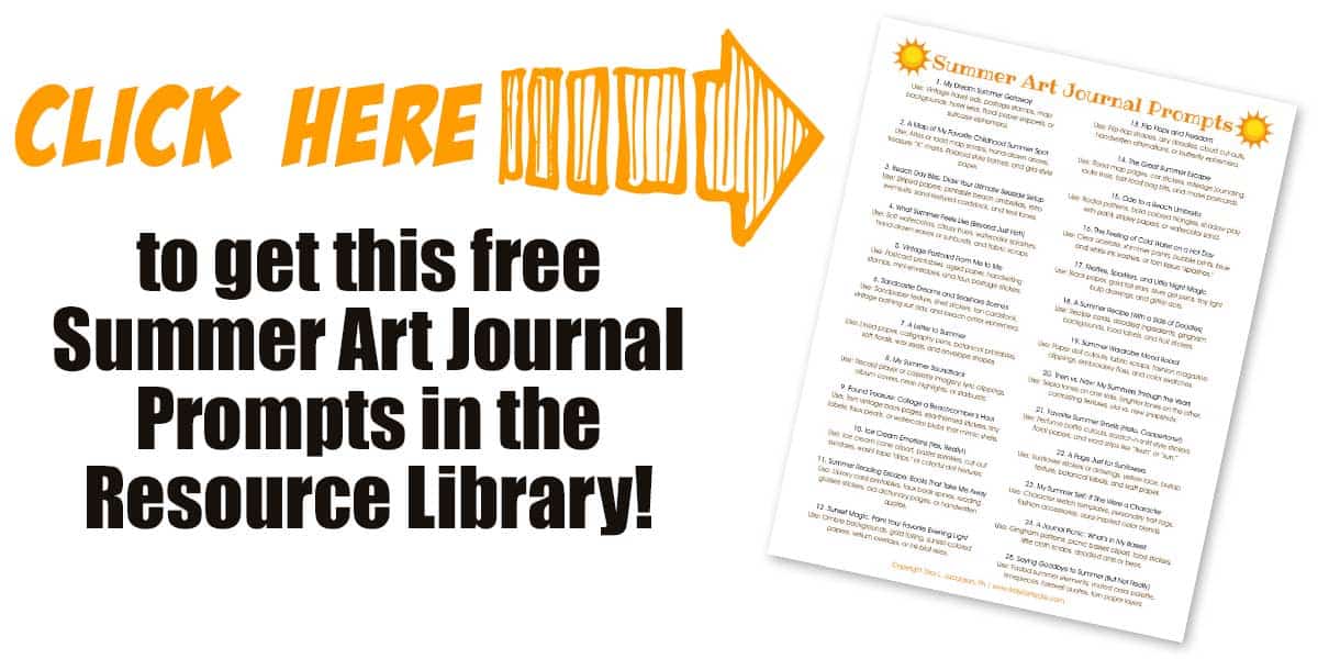 25 Summer Art Journal Prompts to Spark Your Creativity · Artsy Fartsy Life