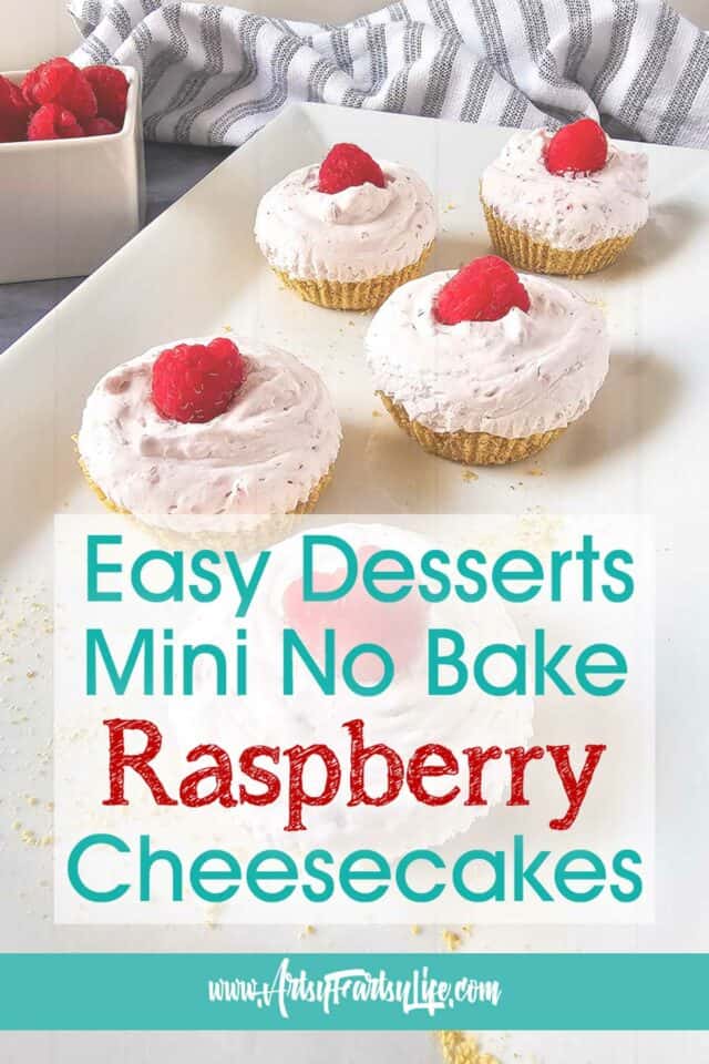 Mini No Bake Raspberry Cheesecakes – Party Perfect Treat! · Artsy ...