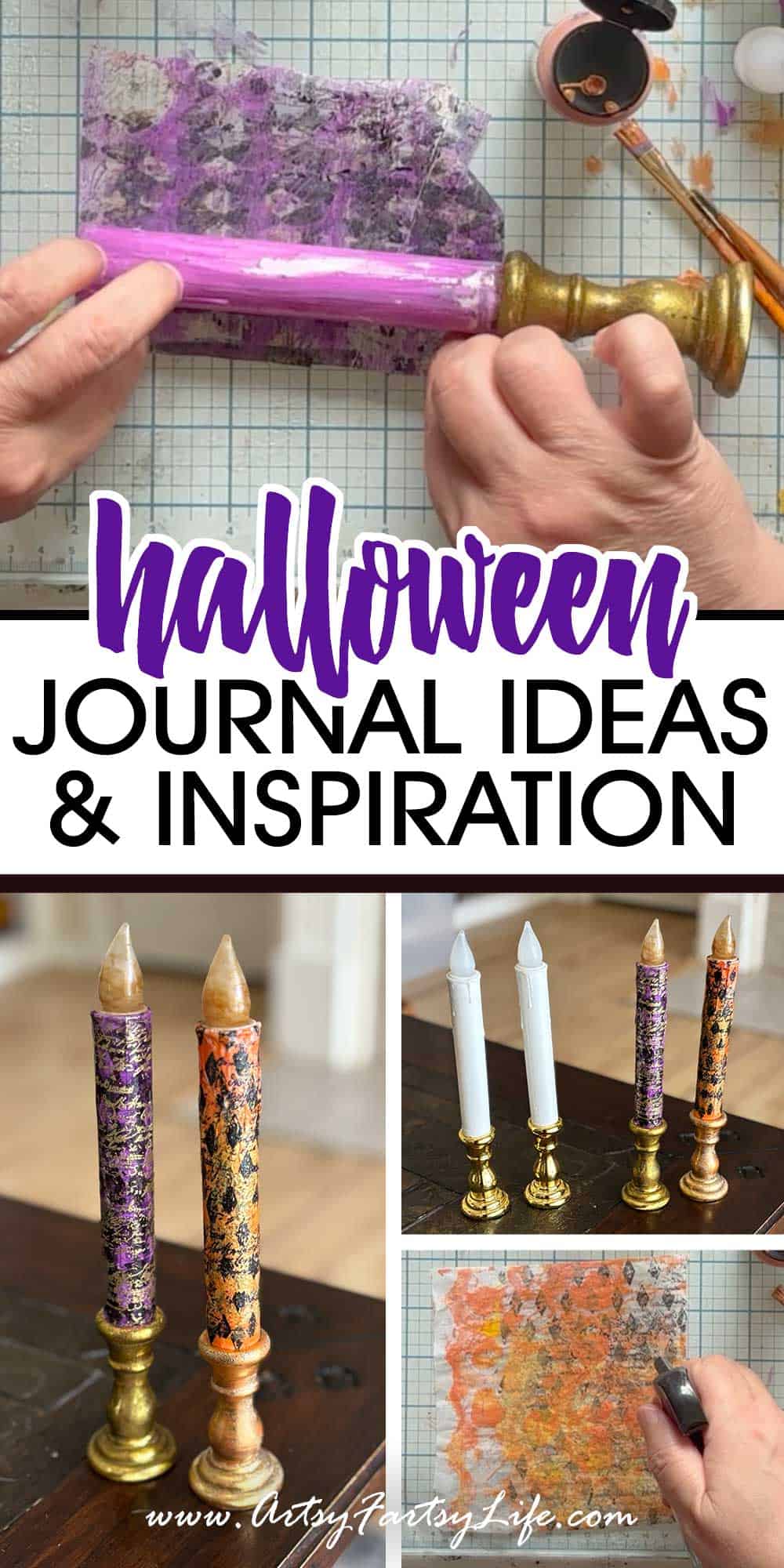 How to Transform Cheap Faux Candles into Spooky Season Showstoppers ...