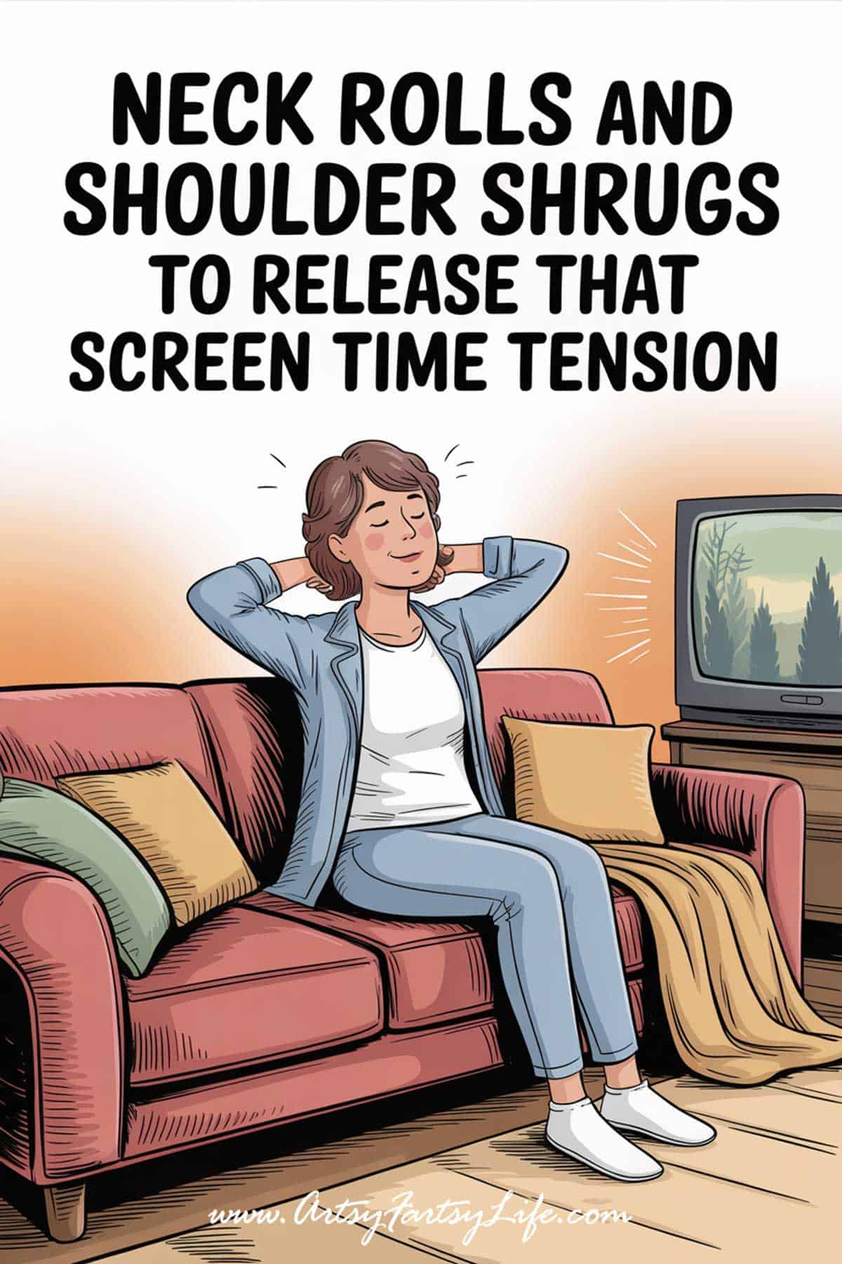 10 Easy Exercises to Do While Watching TV · Artsy Fartsy Life