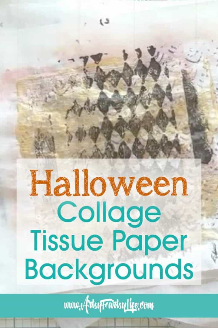 How to Make Gorgeous Fall Tissue Paper Collage Backgrounds · Artsy ...