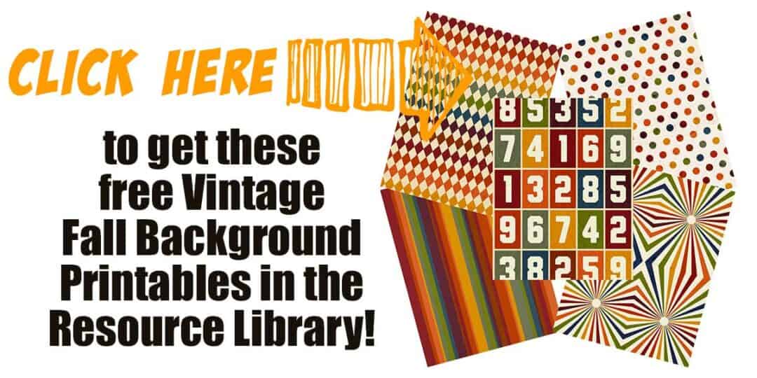 Fall in Love with These Free Retro Backgrounds · Artsy Fartsy Life