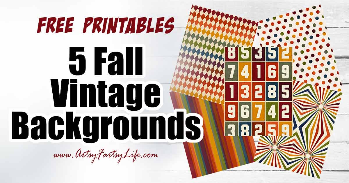 Fall in Love with These Free Retro Backgrounds · Artsy Fartsy Life