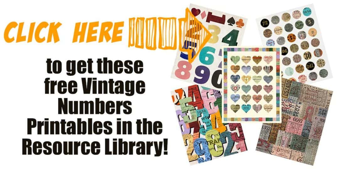 Free Vintage Number Ephemera & Backgrounds You’ll Love to Print · Artsy ...
