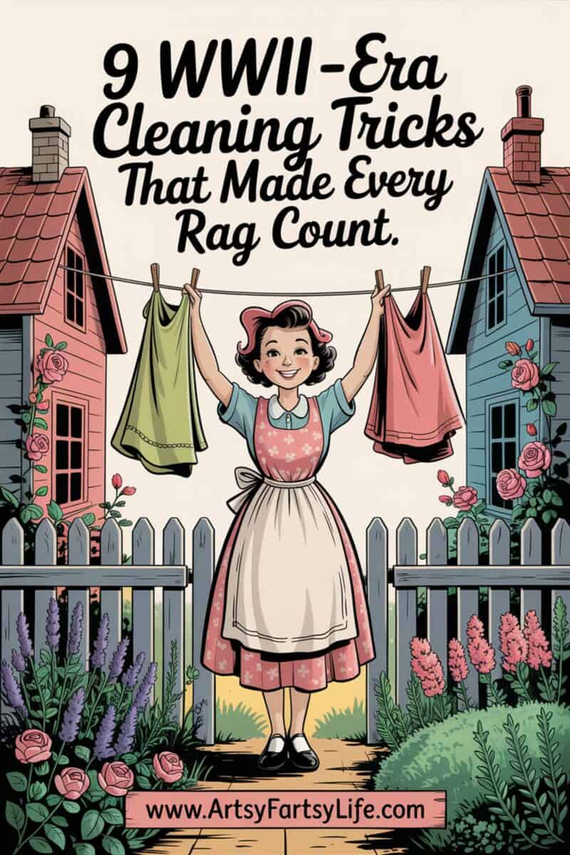 9 WWII-Era Cleaning Tricks That Made Every Rag Count · Artsy Fartsy Life