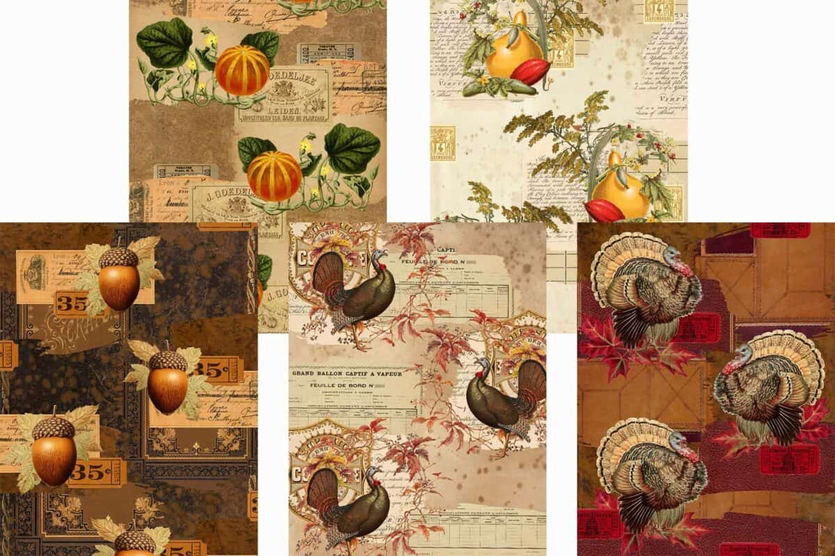 Thanksgiving Collage Printables You'll Love Using! · Artsy Fartsy Life