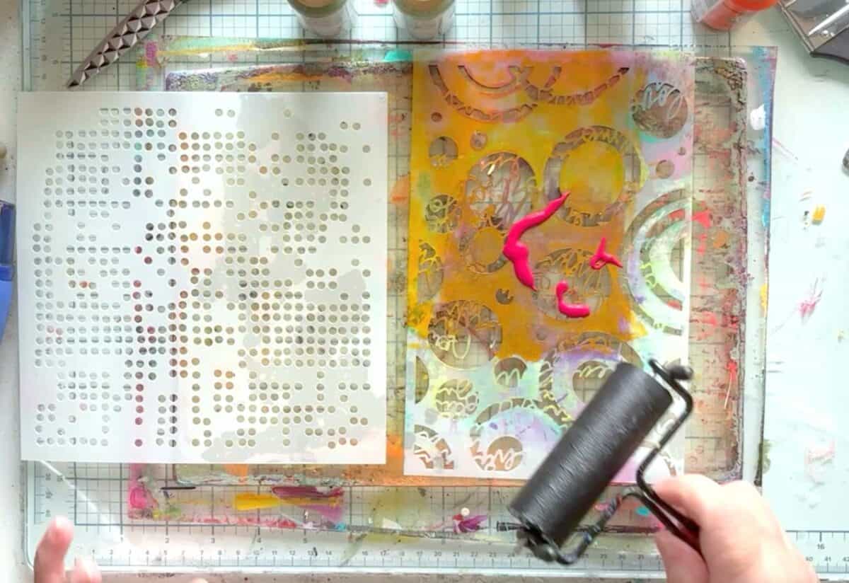 DIY Magic: Christmas Tissue Paper Using Paint, Stamps, Stencils ...